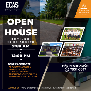 OPEN HOUSE – KINDER-BACHILLERATO